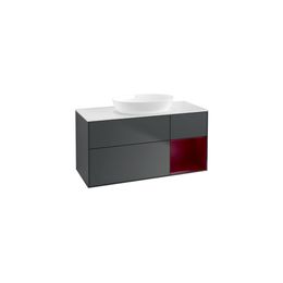 Villeroy & Boch V&B Waschtischunterschrank Finion 120cm, Pl w m, Rg Peo m La, md bl. m Lac ; Villeroy & Boch (FA71HBHG)