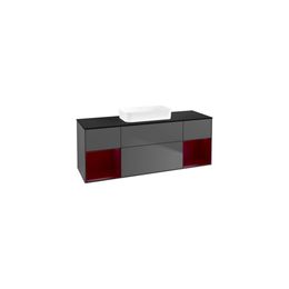 Villeroy & Boch V&B Waschtischunterschrank Finion 160x60,3x50,1cm, Rg Peo m La, Anthrac. m ; Villeroy & Boch (F742HBGK)