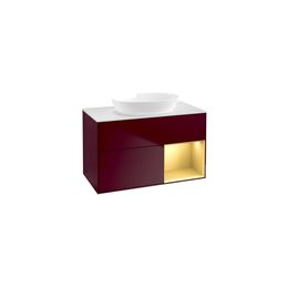 Villeroy & Boch V&B Waschtischunterschrank Finion 100, Pl wh. m, Reg gol m Lac, Peo m ; Villeroy & Boch (FA21HFHB)
