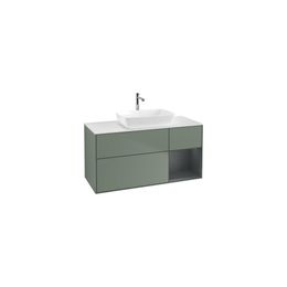 Villeroy & Boch V&B Waschtischunterschrank Finion 120cm, Pl w m, Reg md m Lac, Oli. m Lac ; Villeroy & Boch (F831HGGM)