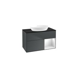 Villeroy & Boch V&B Waschtischunterschrank Finion 100, Pl b m, Reg wh. m Lac, md bl. m Lac ; Villeroy & Boch (FA22MTHG)