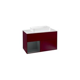 Villeroy & Boch V&B Waschtischunterschrank Wandbeleuchtung Finion 100, Pl w m, Reg li md bl. m Lac, Peo m ; Villeroy & Boch (G241HGHB)