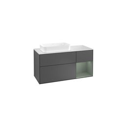 Villeroy & Boch V&B Waschtischunterschrank Wandbeleuchtung Finion 120cm, Pl w m, Rg r Ol m Lac, Anthrac. m ; Villeroy & Boch (G281GMGK)