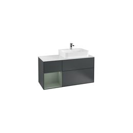 Villeroy & Boch V&B Waschtischunterschrank Wandbeleuchtung Finion 120cm, Pl w m, Rg l Ol m La, md b m Lac ; Villeroy & Boch (G141GMHG)