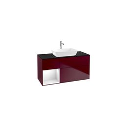 Villeroy & Boch V&B Waschtischunterschrank Finion 120cm, Pl bla m, Reg glo wh. Lac, Peo m ; Villeroy & Boch (F822GFHB)