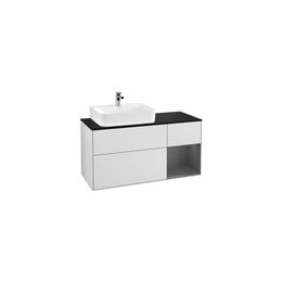 Villeroy & Boch V&B Waschtischunterschrank Wandbeleuchtung Finion 120cm, Pl b m, Rg l A m, wh. m Lac ; Villeroy & Boch (G152GKMT)