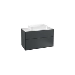 Villeroy & Boch V&B Waschtischunterschrank Wandbeleuchtung Finion 100x60,3cm, Abd.-Pl. wh. m, md bl. m Lac ; Villeroy & Boch (G23100HG)