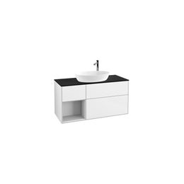 Villeroy & Boch V&B Waschtischunterschrank Finion 120cm, Pl b m, Rg wh. m Lac, glo wh. Lac ; Villeroy & Boch (F942MTGF)
