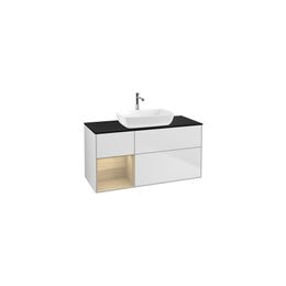 Villeroy & Boch V&B Waschtischunterschrank Finion 120cm, Pl bla m, Reg Oa ven, wh. m Lac ; Villeroy & Boch (F822PCMT)
