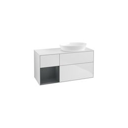 Villeroy & Boch V&B Waschtischunterschrank Finion 120cm, Pl wh. m, Reg md m Lac, wh. m Lac ; Villeroy & Boch (FA41HGMT)