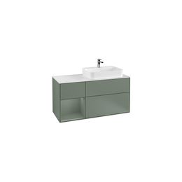 Villeroy & Boch V&B Waschtischunterschrank Finion 120cm, Pl w m, Rg l Ol m Lac, Oli. m Lac ; Villeroy & Boch (F391GMGM)