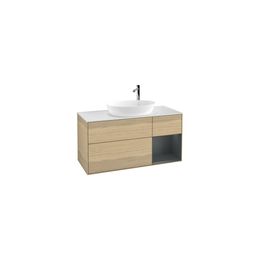 Villeroy & Boch V&B Waschtischunterschrank Finion 120cm, Pl wh. m, Reg md m Lac, Oa ven ; Villeroy & Boch (F951HGPC)