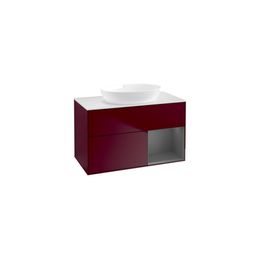 Villeroy & Boch V&B Waschtischunterschrank Finion 100, Pl wh. m, Reg Anthrac. m Lac, Peo m ; Villeroy & Boch (FA21GKHB)