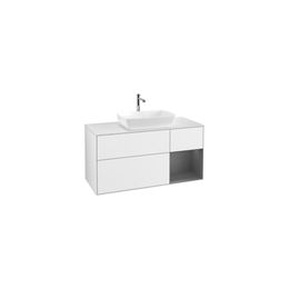 Villeroy & Boch V&B Waschtischunterschrank Finion 120cm, Pl w m, Rg A m Lac, glo wh. Lac ; Villeroy & Boch (F831GKGF)