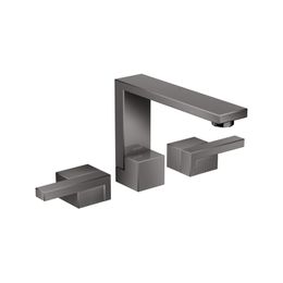 Hansgrohe 3-Loch-Waschtischarmatur 130 Axor Edge Ausl. 173mm, Diamantschl., pol. bla vc (46051330)