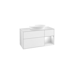 Villeroy & Boch V&B Waschtischunterschrank Finion 120cm, Pl w m, Rg wh. m Lac, glo wh. Lac ; Villeroy & Boch (FA71MTGF)