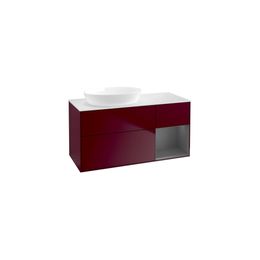 Villeroy & Boch V&B Waschtischunterschrank Finion 120cm, Pl w m, Reg Anthrac. m Lac, Peo m ; Villeroy & Boch (FA51GKHB)
