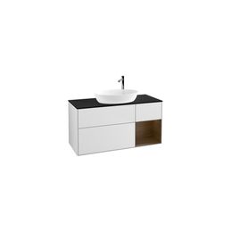 Villeroy & Boch V&B Waschtischunterschrank Finion 120cm, Pl bla m, Reg wal ven, wh. m Lac ; Villeroy & Boch (F952GNMT)