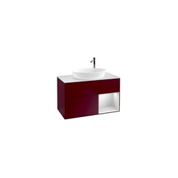 Villeroy & Boch V&B Waschtischunterschrank Finion 100, Pl wh. m, Reg wh. m Lac, Peo m ; Villeroy & Boch (F901MTHB)