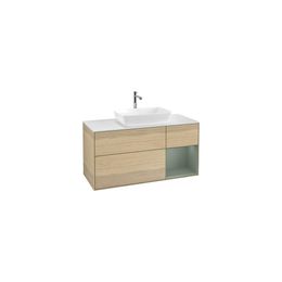 Villeroy & Boch V&B Waschtischunterschrank Finion 120cm, Pl wh. m, Reg Oli. m Lac, Oa ven ; Villeroy & Boch (F831GMPC)
