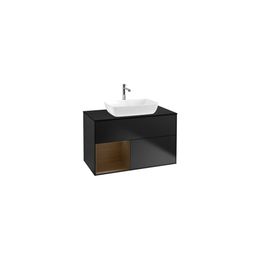Villeroy & Boch V&B Waschtischunterschrank Finion 100, Pl bla m, Reg wal ven, bla m Lac ; Villeroy & Boch (F772GNPD)