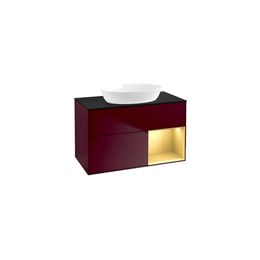 Villeroy & Boch V&B Waschtischunterschrank Finion 100, Pl bla m, Reg gol m Lac, Peo m ; Villeroy & Boch (FA22HFHB)