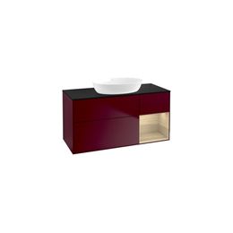 Villeroy & Boch V&B Waschtischunterschrank Finion 120cm, Abd.-Pl. bla m, Reg Oa ven, Peo m ; Villeroy & Boch (FA72PCHB)