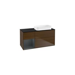Villeroy & Boch V&B Waschtischunterschrank Finion 120x60 cm, Reg li md bl. m Lac, wal ven ; Villeroy & Boch (F682HGGN)