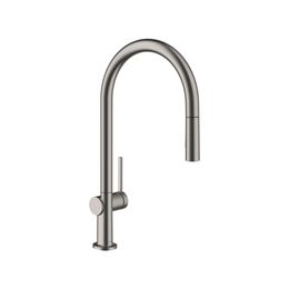 Hansgrohe Sp&uuml;ltisch-Einhebelmischer 210 Talis M54 m Ausziehbr., 2jet, sBox, brushed black (72801340)