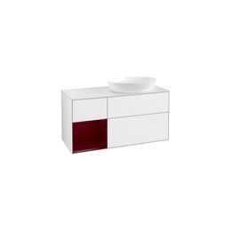 Villeroy & Boch V&B Waschtischunterschrank Finion 120cm, Pl w m, Rg Peo m Lac, glo wh. Lac ; Villeroy & Boch (FA41HBGF)