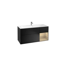 Villeroy & Boch V&B Waschtischunterschrank Wandbeleuchtung Finion 119,6x59,1cm, Reg re Oa ven, bla m Lac ; Villeroy & Boch (G070PCPD)