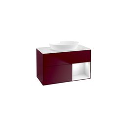 Villeroy & Boch V&B Waschtischunterschrank Finion 100, Pl wh. m, Reg glo wh. Lac, Peo m ; Villeroy & Boch (FA21GFHB)