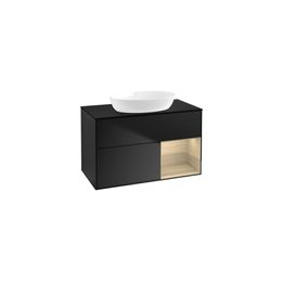 Villeroy & Boch V&B Waschtischunterschrank Finion 100, Pl bla m, Reg Oa ven, bla m Lac ; Villeroy & Boch (FA22PCPD)