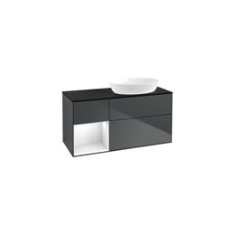 Villeroy & Boch V&B Waschtischunterschrank Finion 120cm, Pl b m, Rg g w Lac, md bl. m Lac ; Villeroy & Boch (FA42GFHG)