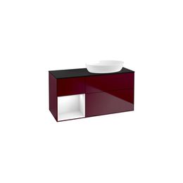 Villeroy & Boch V&B Waschtischunterschrank Finion 120cm, Pl bla m, Reg glo wh. Lac, Peo m ; Villeroy & Boch (FA42GFHB)