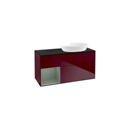 Villeroy & Boch V&B Waschtischunterschrank Finion 120cm, Pl bla m, Reg Oli. m Lac, Peo m ; Villeroy & Boch (FA42GMHB)