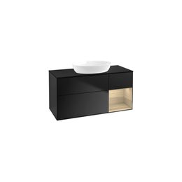Villeroy & Boch V&B Waschtischunterschrank Finion 120cm, Pl bla m, Reg Oa ven, bla m Lac ; Villeroy & Boch (FA72PCPD)