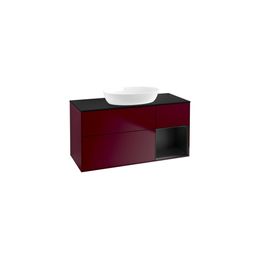 Villeroy & Boch V&B Waschtischunterschrank Finion 120cm, Pl bla m, Reg bla m Lac, Peo m ; Villeroy & Boch (FA72PDHB)