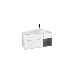 Villeroy & Boch V&B Waschtischunterschrank Finion 120cm, Pl w m, Rg A m Lac, glo wh. Lac ; Villeroy & Boch (F951GKGF)
