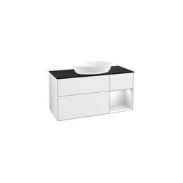 Villeroy & Boch V&B Waschtischunterschrank Finion 120cm, Pl b m, Rg wh. m Lac, glo wh. Lac ; Villeroy & Boch (FA72MTGF)