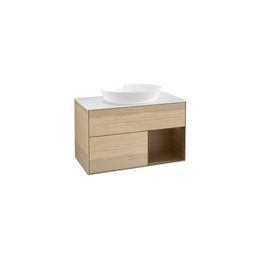 Villeroy & Boch V&B Waschtischunterschrank Finion 100, Abd.-Pl. wh. m, Reg wal ven, Oa ven ; Villeroy & Boch (FA21GNPC)