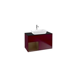 Villeroy & Boch V&B Waschtischunterschrank Finion 100, Abd.-Pl. bla m, Reg wal ven, Peo m ; Villeroy & Boch (F772GNHB)