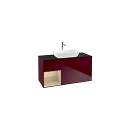 Villeroy & Boch V&B Waschtischunterschrank Finion 120cm, Abd.-Pl. bla m, Reg Oa ven, Peo m ; Villeroy & Boch (F822PCHB)