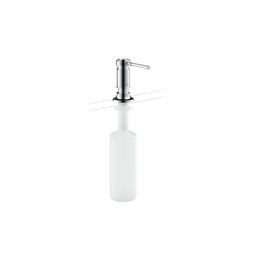 Hansgrohe Sp&uuml;lmittelspender EB-Version, Ausl. 91mm, brush. sw chrom (42018340)