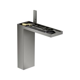 Hansgrohe Waschtisch-Einhebelmischer 230 Axor MyEdition A 196mm, m Pus-Op-Abl, o Pl, pol. bla vc (47022330)