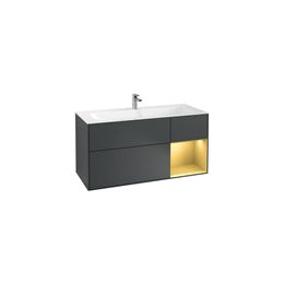 Villeroy & Boch V&B Waschtischunterschrank Wandbeleuchtung Finion 119,6x59,1cm, Reg re gol m, md bl. m Lac ; Villeroy & Boch (G070HFHG)