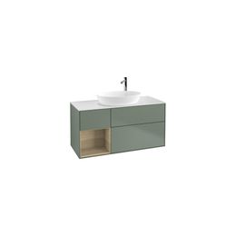 Villeroy & Boch V&B Waschtischunterschrank Finion 120cm, Pl wh. m, Reg Oa ven, Oli. m Lac ; Villeroy & Boch (F941PCGM)