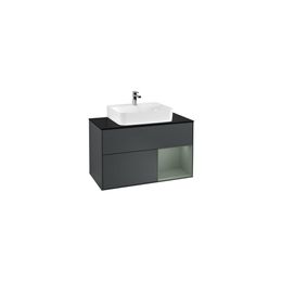 Villeroy & Boch V&B Waschtischunterschrank Finion 100, Pl b m, Rg r Ol m Lac, md bl. m Lac ; Villeroy & Boch (F122GMHG)