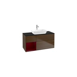 Villeroy & Boch V&B Waschtischunterschrank Finion 120cm, Pl bla m, Reg Peo m Lac, wal ven ; Villeroy & Boch (F822HBGN)