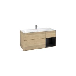 Villeroy & Boch V&B Waschtischunterschrank Wandbeleuchtung Finion 119,6x59,1cm, Reg re bla m Lac, Oa ven ; Villeroy & Boch (G070PDPC)